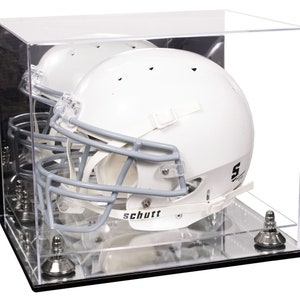 Clear Acrylic Full-size Football Helmet Display Case With Risers and ...