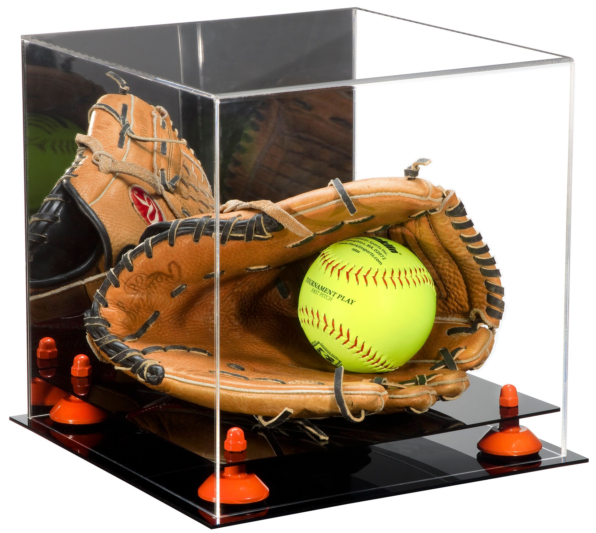 Versatile Acrylic Display Case - Medium Square Box With Clear, Mirror ...