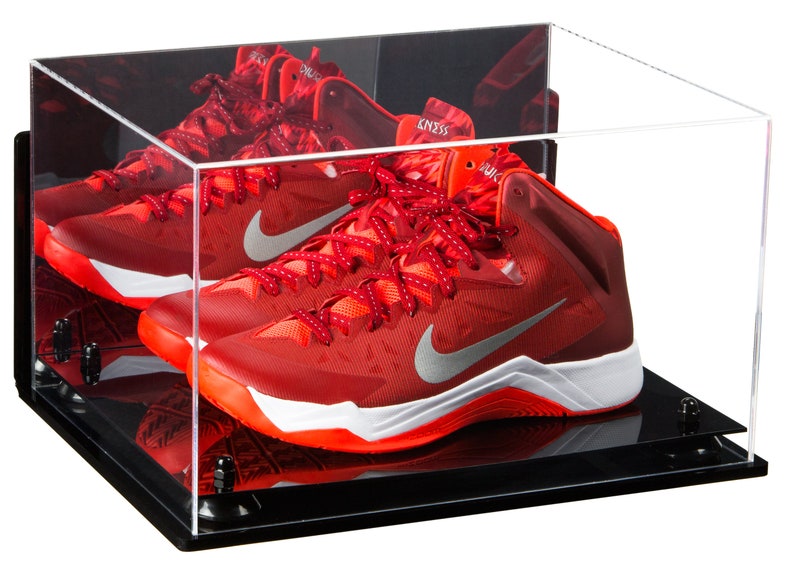 Acrylic Basketball Shoe Pair Display Case With Mirror Wall - Etsy