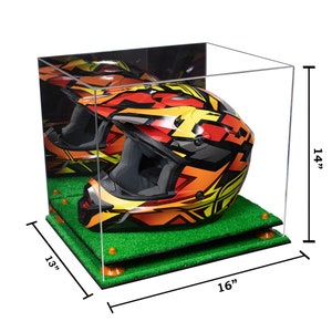 Better Display Cases Acrylic Motorcycle Helmet Display Cases - Large ...