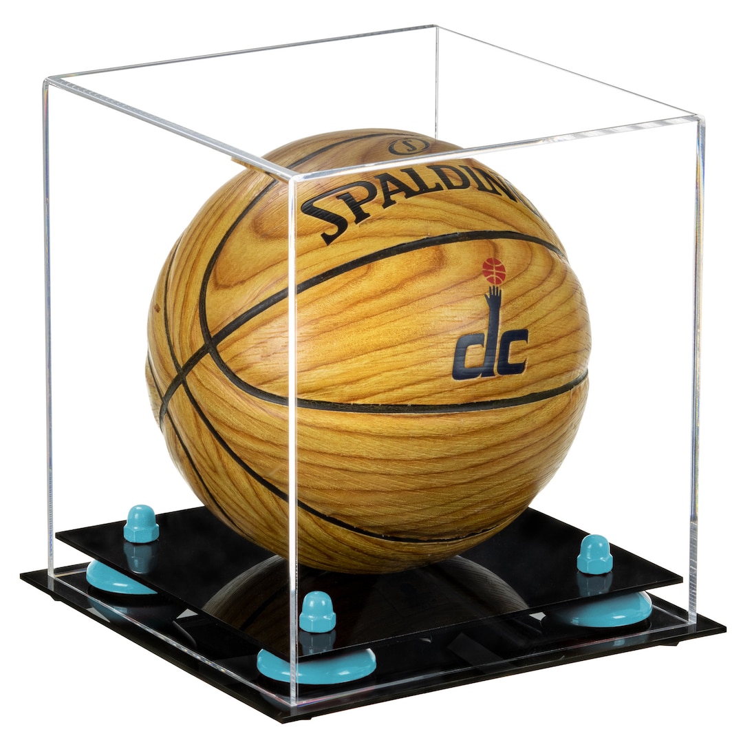 Clear Acrylic Mini - Miniature (not Full Size) Basketball Display Case ...