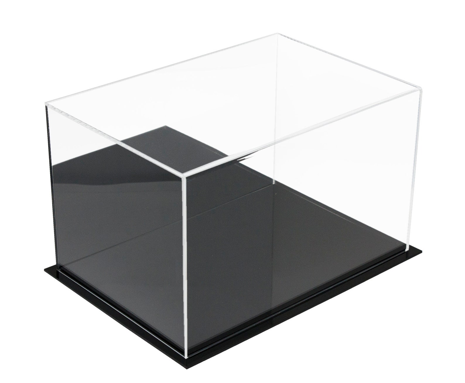 Versatile Acrylic Display Case, Cube, Dust Cover and Riser 12" X 8.25 ...