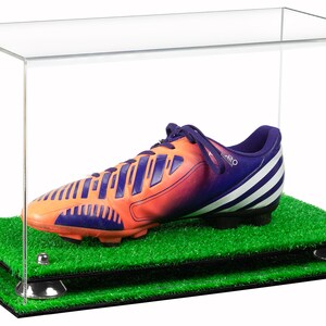 Clear Acrylic Large Shoe Display Case for Basketball Shoe Soccer Cleat ...
