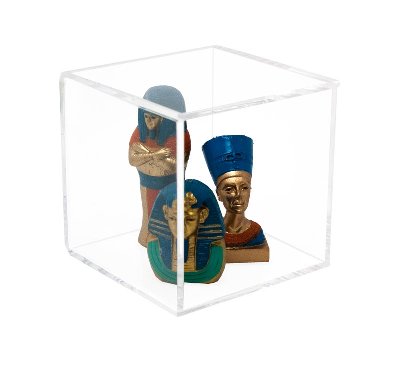 Versatile Acrylic Display Case Cube Dust Cover and Riser - Etsy