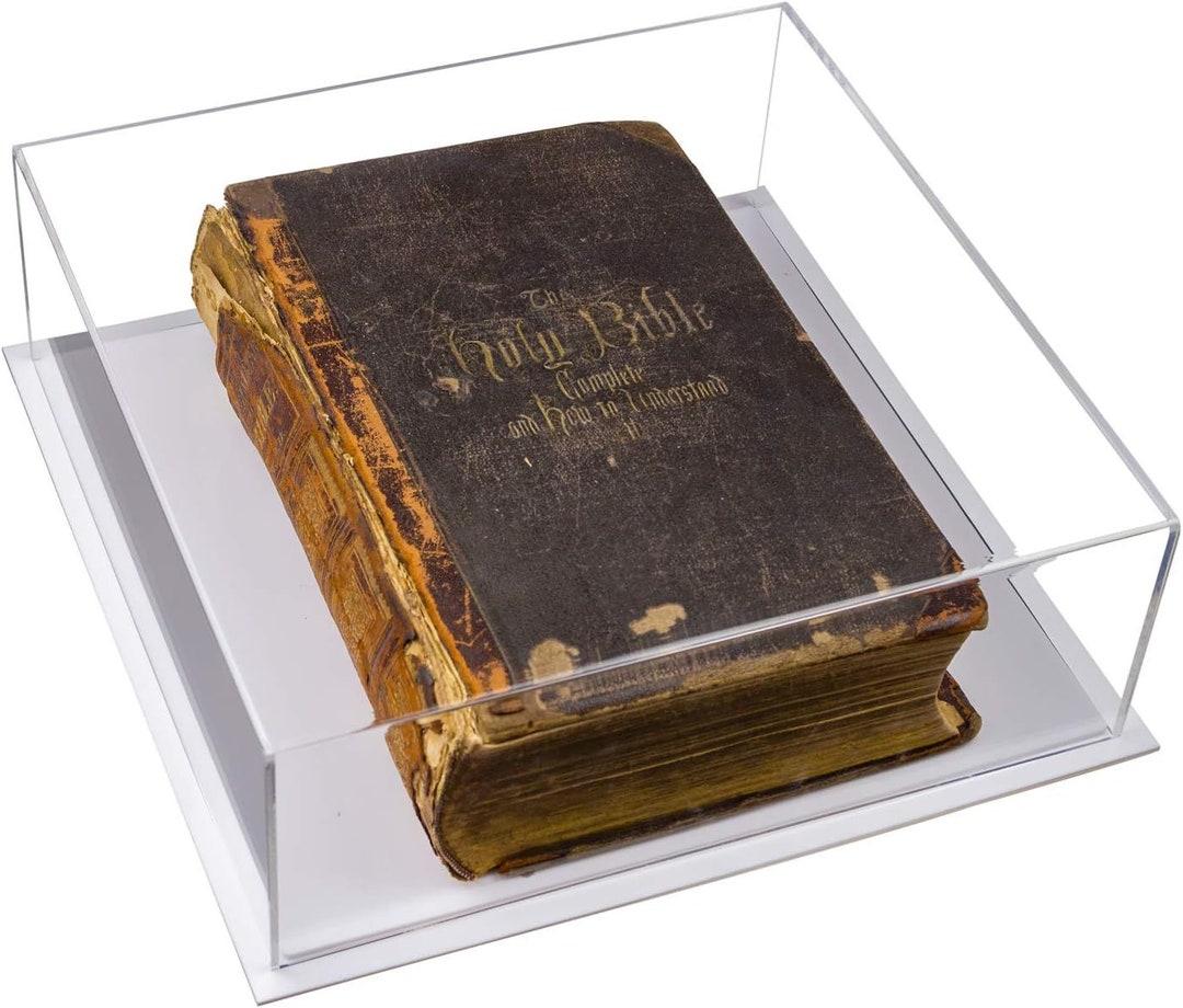 Deluxe Clear Acrylic Book, Bible, Stamp, or Coin Collection Display ...