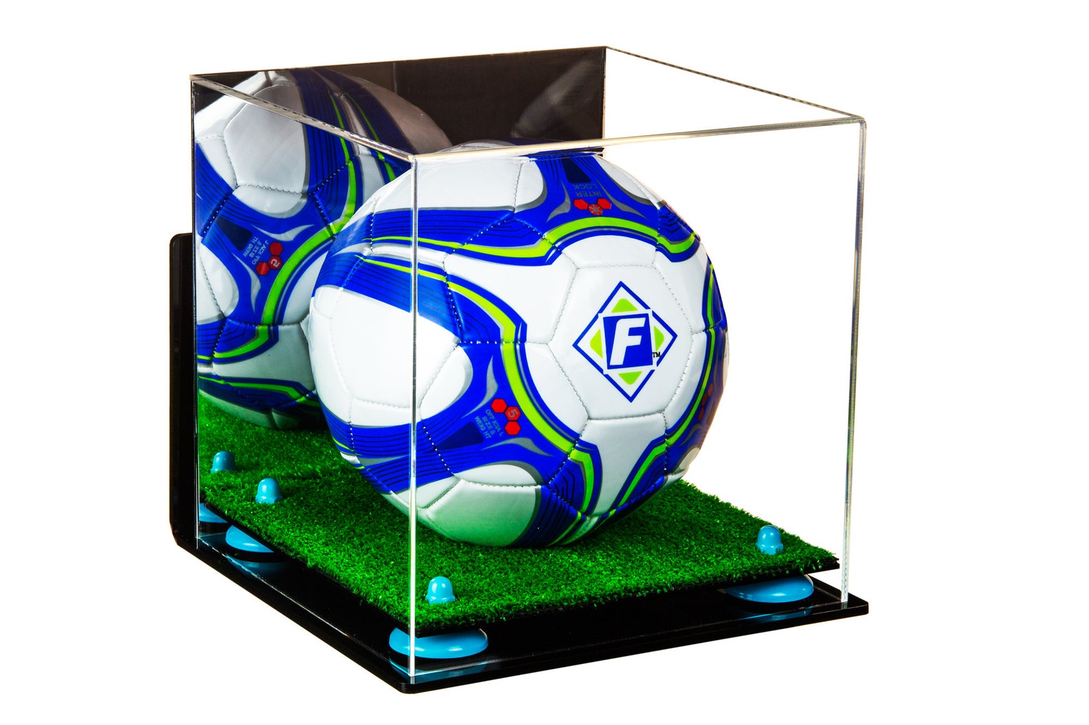 Deluxe Acrylic Soccer Ball Display Case With Risers Mirror - Etsy