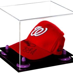 Clear Acrylic Baseball Cap Display Case With Risers A006 - Etsy