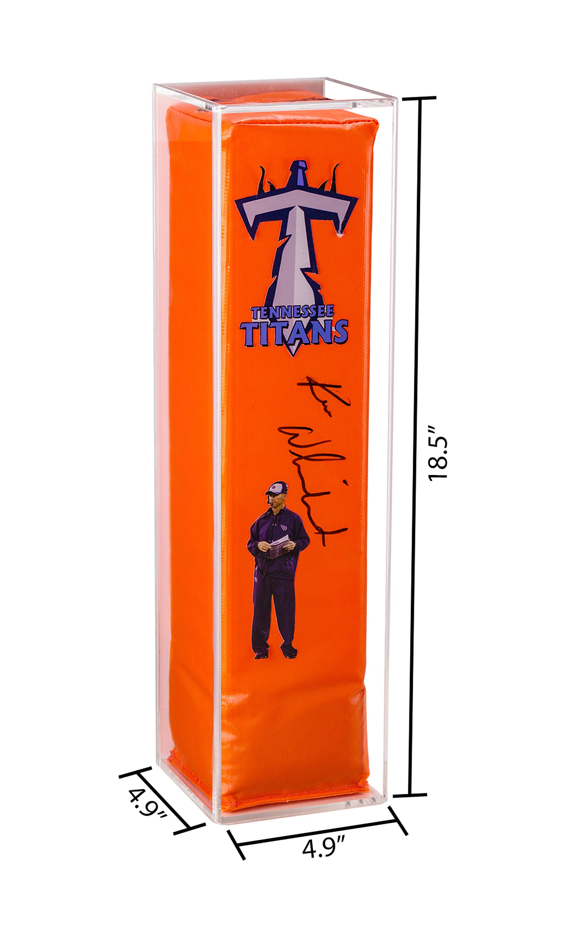 Deluxe Acrylic Display Case for Football End Zone Pylon with | Etsy