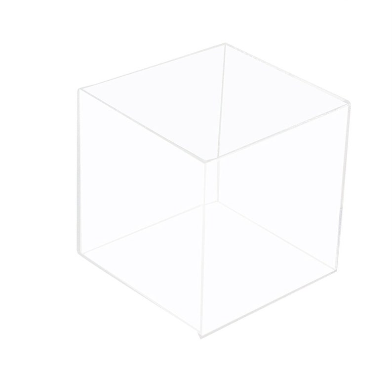 Versatile Deluxe Acrylic Display Case Small Square Box With | Etsy