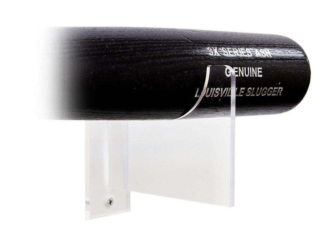 Clear Acrylic Baseball Bat Horizontal Wall Mounted Floating | Etsy