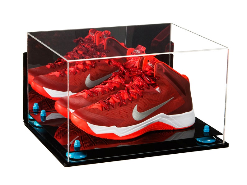 Acrylic Basketball Shoe Pair Display Case With Mirror Wall - Etsy
