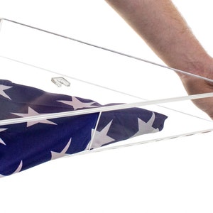 Clear Acrylic American Flag Memorabilia Display Case - Etsy