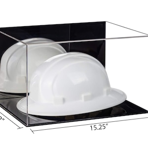 Deluxe Acrylic Large Helmet - Hard Hat Display Case (A025-BDS) - Etsy