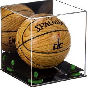 Clear Acrylic Mini - Miniature (not Full Size) Basketball Display Case ...