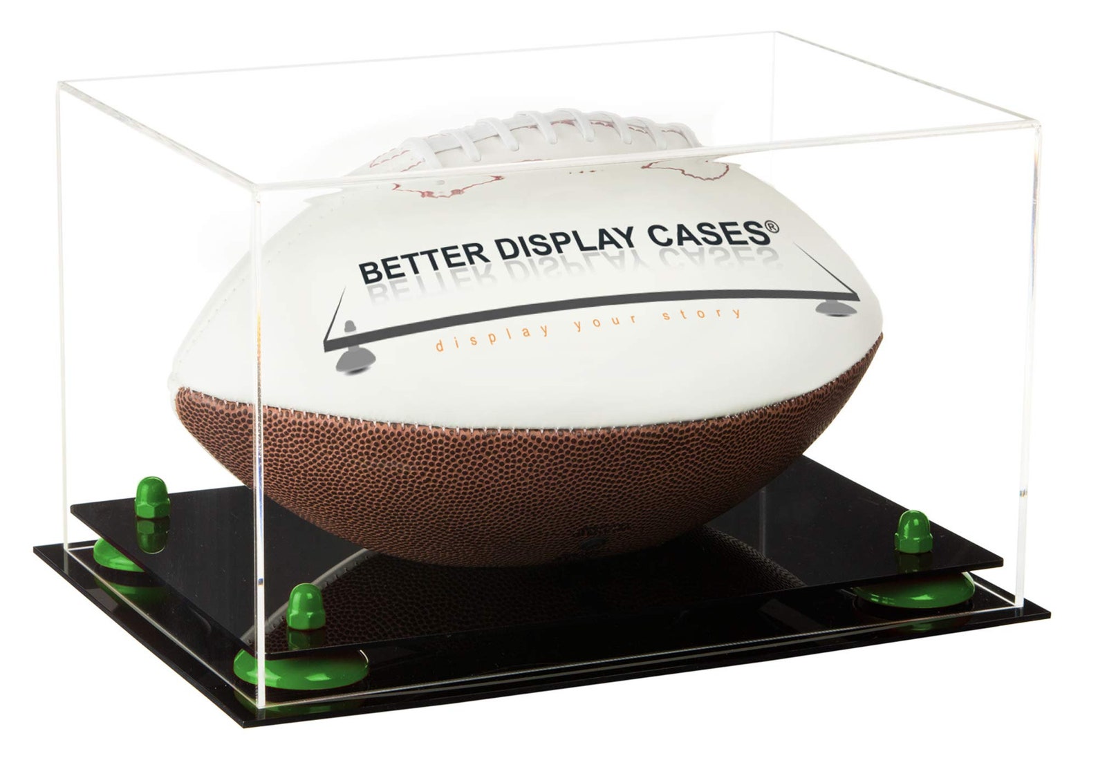 Clear Acrylic Football Display Case With Risers A004 - Etsy
