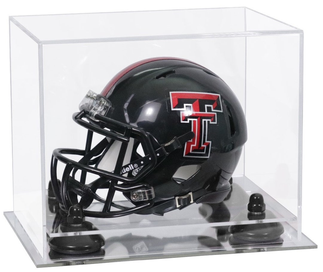 Acrylic Mini-football Helmet (not Full Size) Display Case With Clear ...