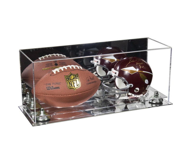 Clear Acrylic MINI - Miniature (not Full Size) Football and Helmet ...