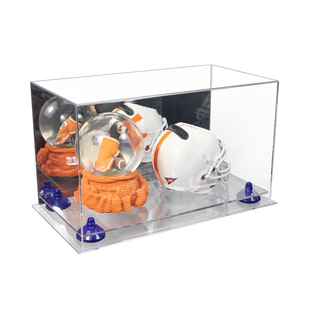 Versatile Acrylic Display Case Medium Rectangle Box With Risers and ...