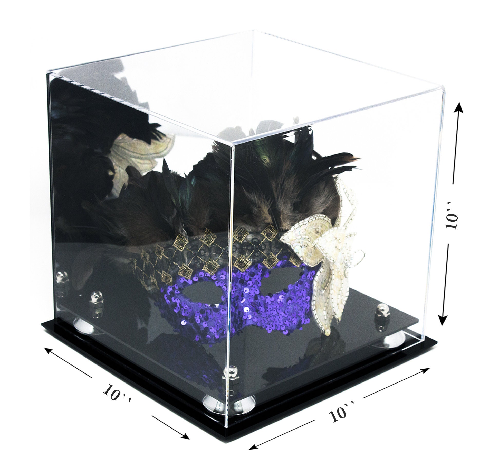Versatile Deluxe Acrylic Display Case Medium Square Box With - Etsy