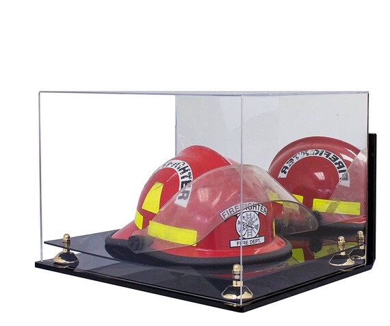 Acrylic Fireman's Helmet Large Display Case With Mirror | Etsy