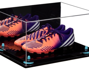 Clear Acrylic Shoe Pair Display Case for Soccer Cleats | Etsy