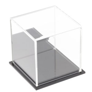 Versatile Acrylic Display Case, Cube, Dust Cover and Riser 3" X 3" X 3 ...