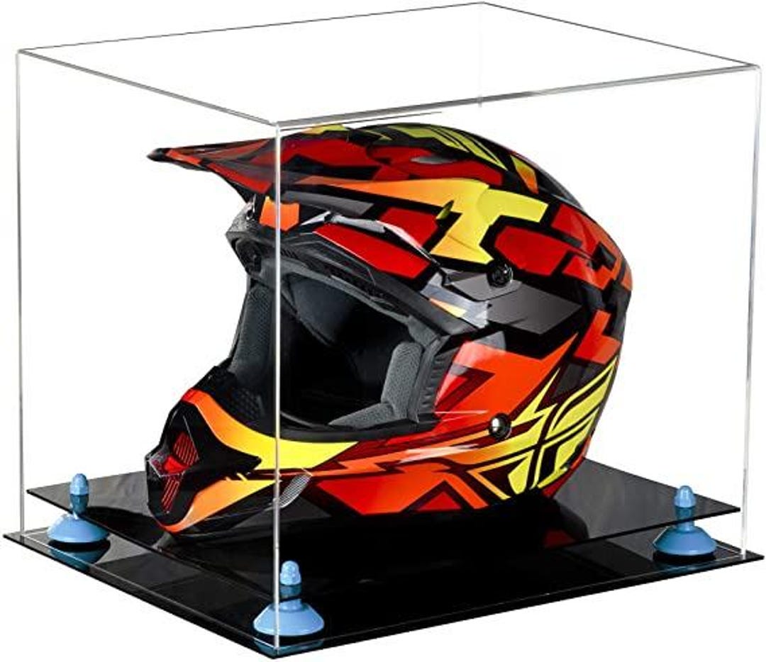 Versatile Acrylic Display Case - Large Rectangle Box With Risers and ...