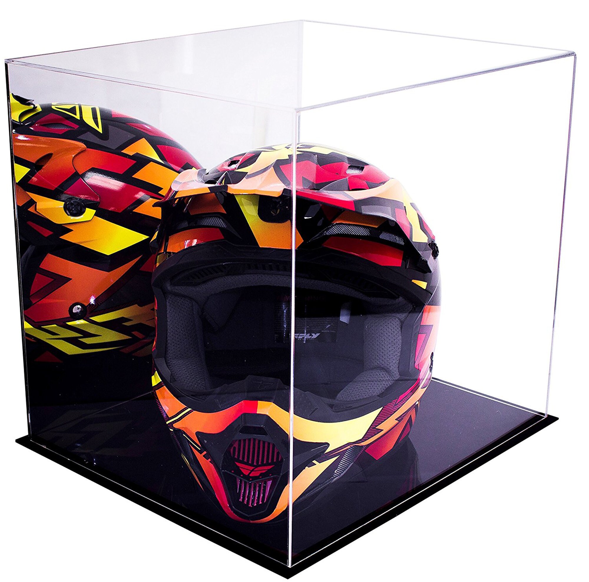 Acrylic Motorcycle Motocross or Nascar Racing Helmet Display Case (A024 ...