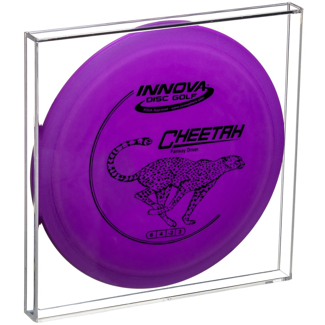 Clear Acrylic Disc Golf Display Case With Clear Back Wall Mount (A117 ...