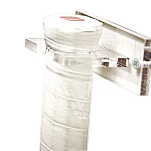 Deluxe Clear Acrylic Vertical Tennis Racquet Wall Mount Bracket (A052 ...