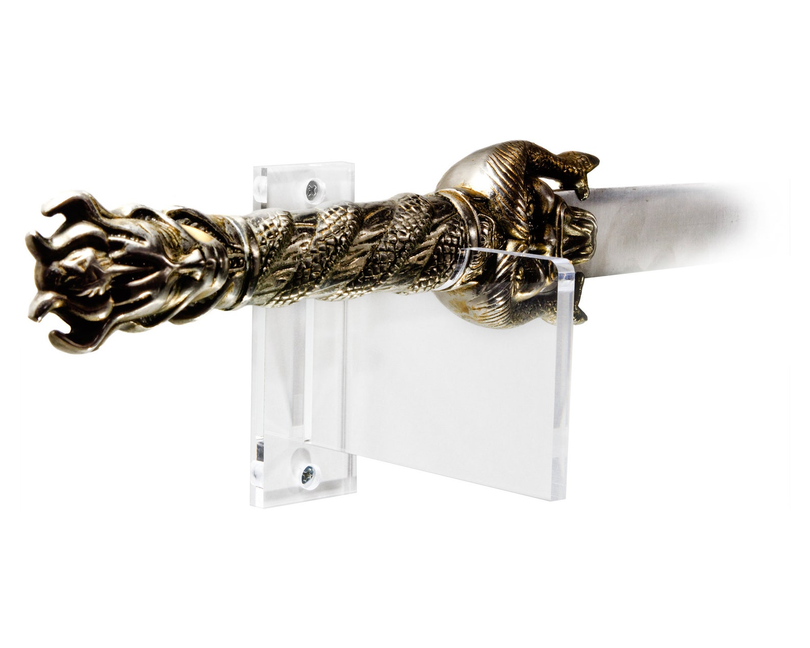 Deluxe Clear Acrylic Sword Wall Mount Bracket - Etsy