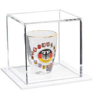 Versatile Acrylic Display Case, Cube, Dust Cover and Riser 3" X 3" X 3 ...