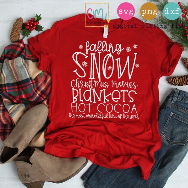 Falling Snow Svg - Etsy