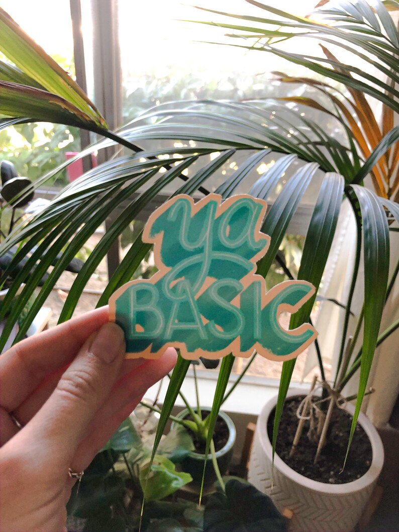 Hand Lettering Weatherproof Die Cut Sticker Quote Sticker Ya | Etsy