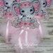 Girl Centerpiece Baby Shower Pink Elephant Baby Shower Pink Silver ...