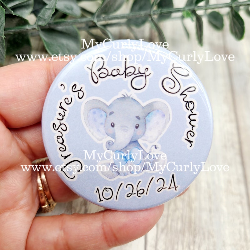 Baby Shower Buttons - Etsy