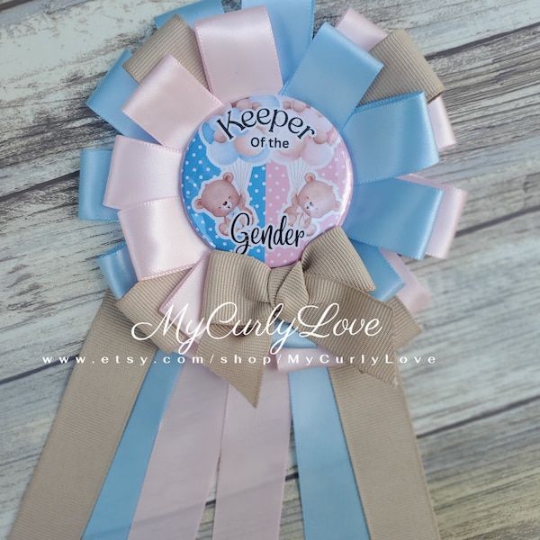 Gender Reveal Pin - Etsy
