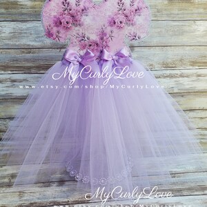 Purple Lavender Girl Baby Shower Centerpiece Purple Silver Baby Decor ...