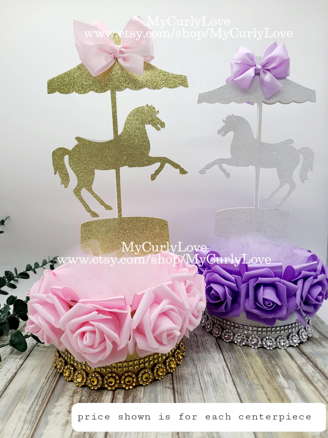 Carousel Centerpiece/carousel Birthday/carousel Baby Shower/carousel ...