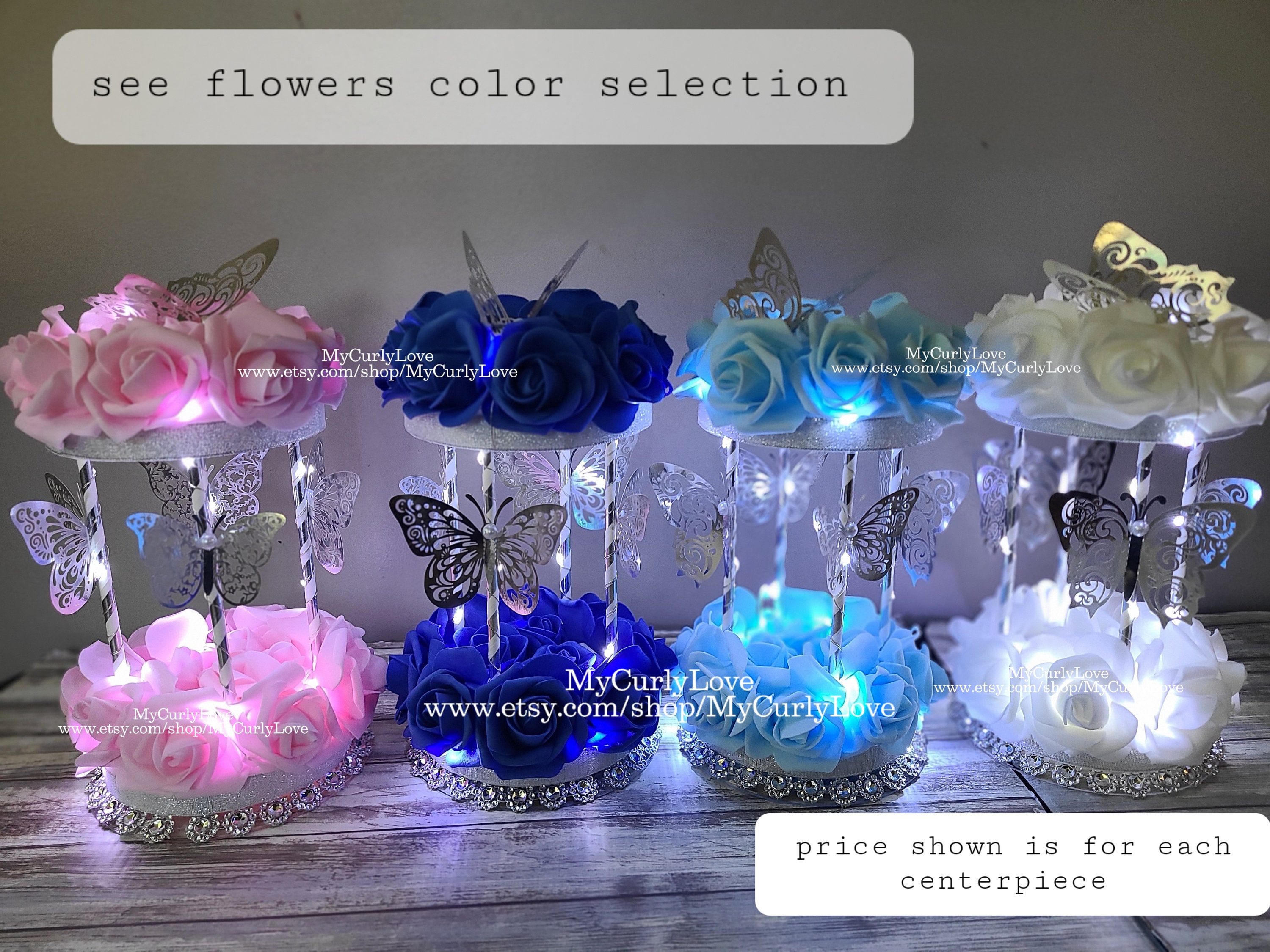 Quinceanera Butterfly Centerpieces Party Decor Gallery · Balloon