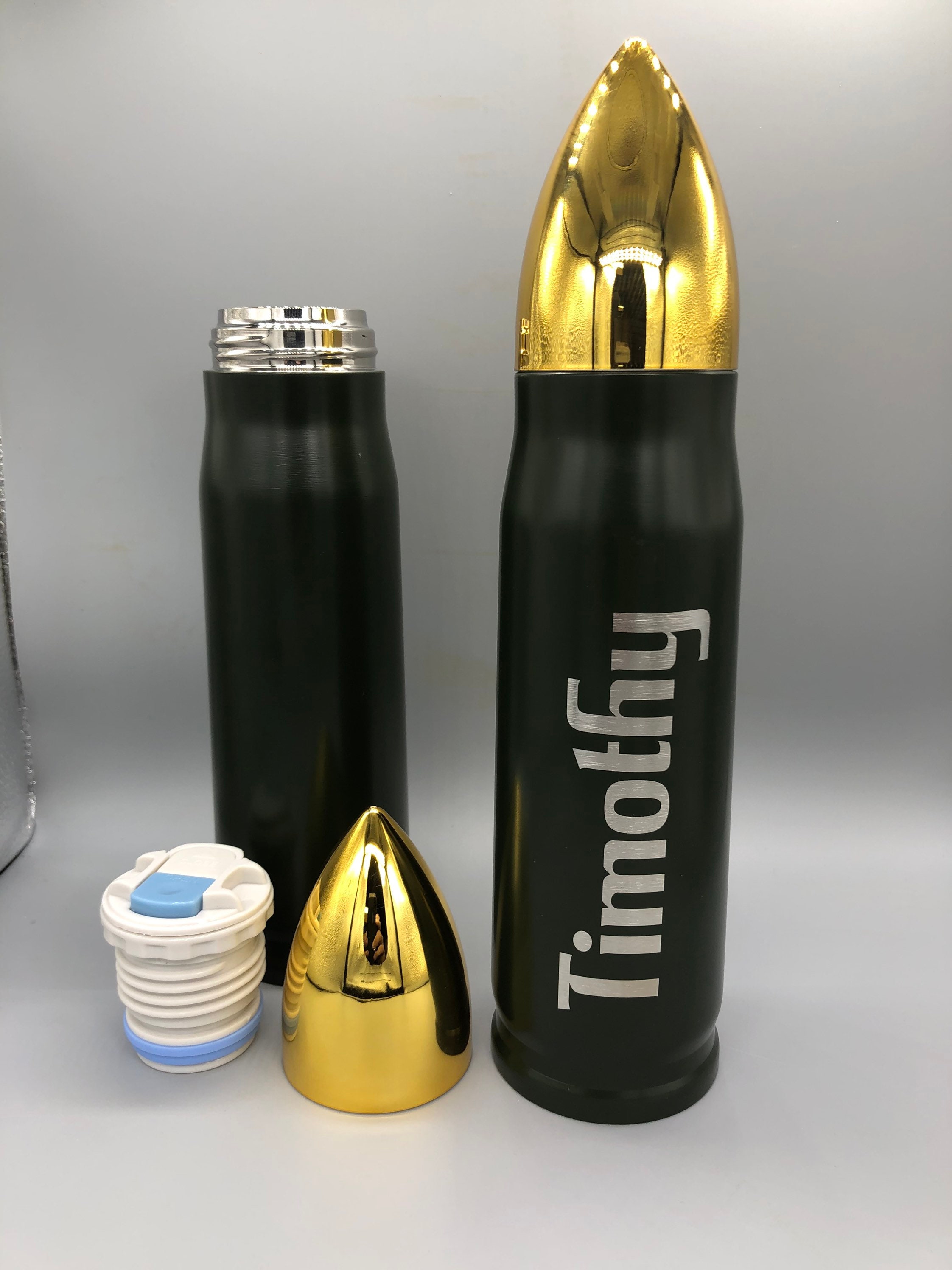 Personalized Bullet Thermos Tumbler Military Valentines Day | Etsy