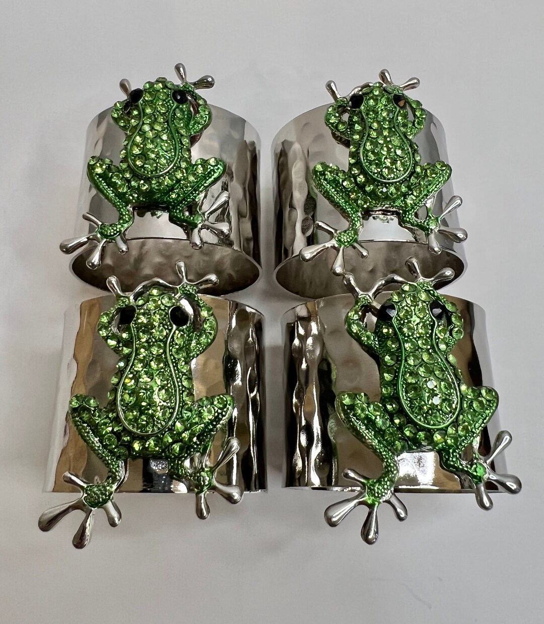 Magnetic Frog Napkin Rings set of 4 - Etsy