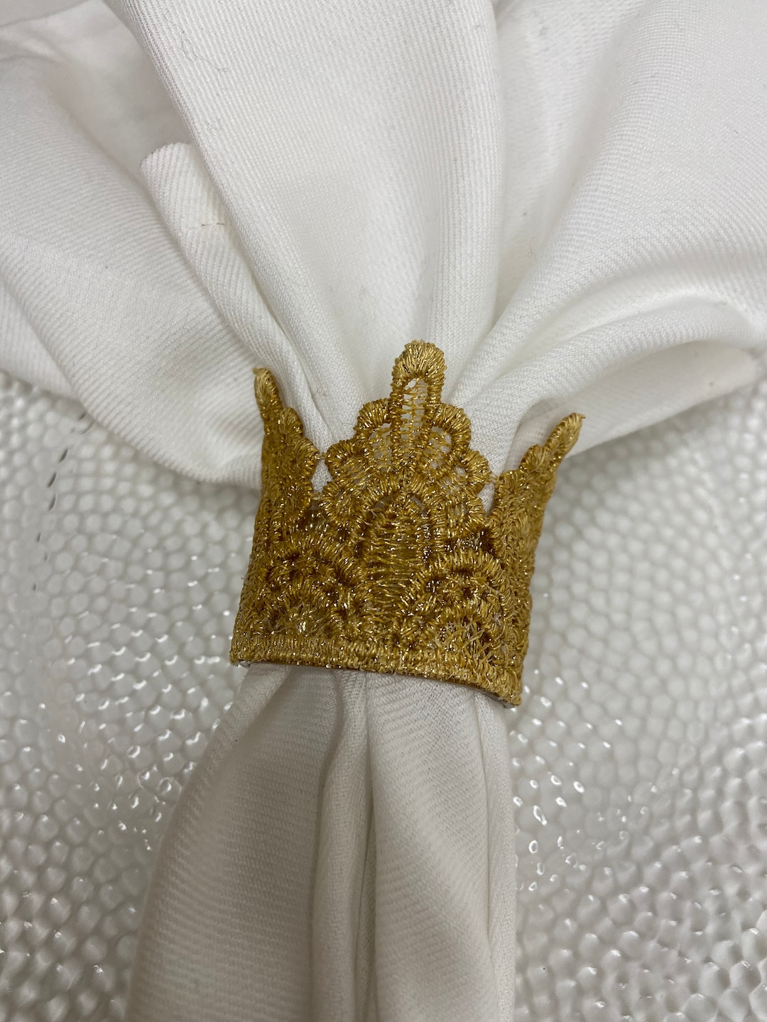 Gold Crown Purim Napkin Ring - Etsy
