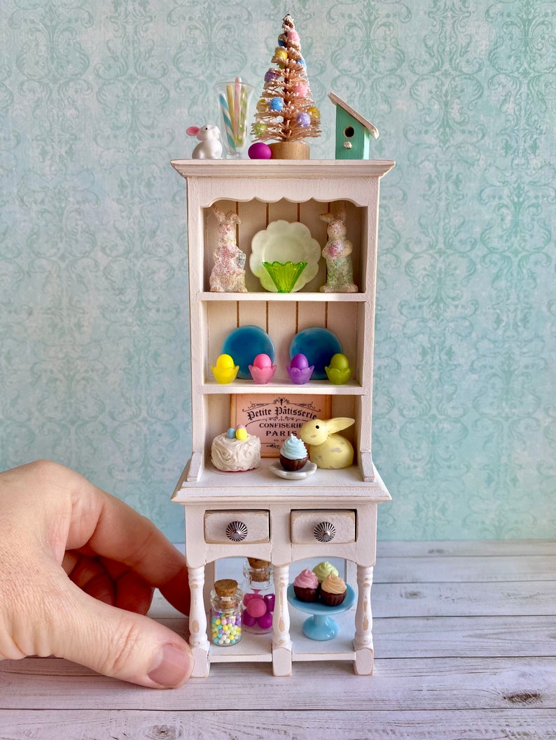1:12 Scale Easter Hutch Artisan Easter Miniatures Miniature - Etsy