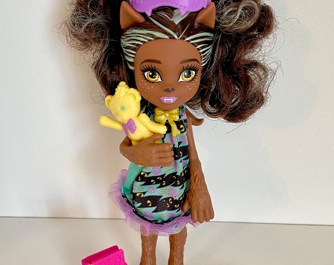 Monster High Doll, Pawla Wolf, Vintage Monster High Doll, Mattel Doll ...