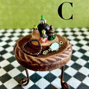 1:12 Scale Miniature Potion Tray, Fairy Perfume Tray, Fairy Accessories ...