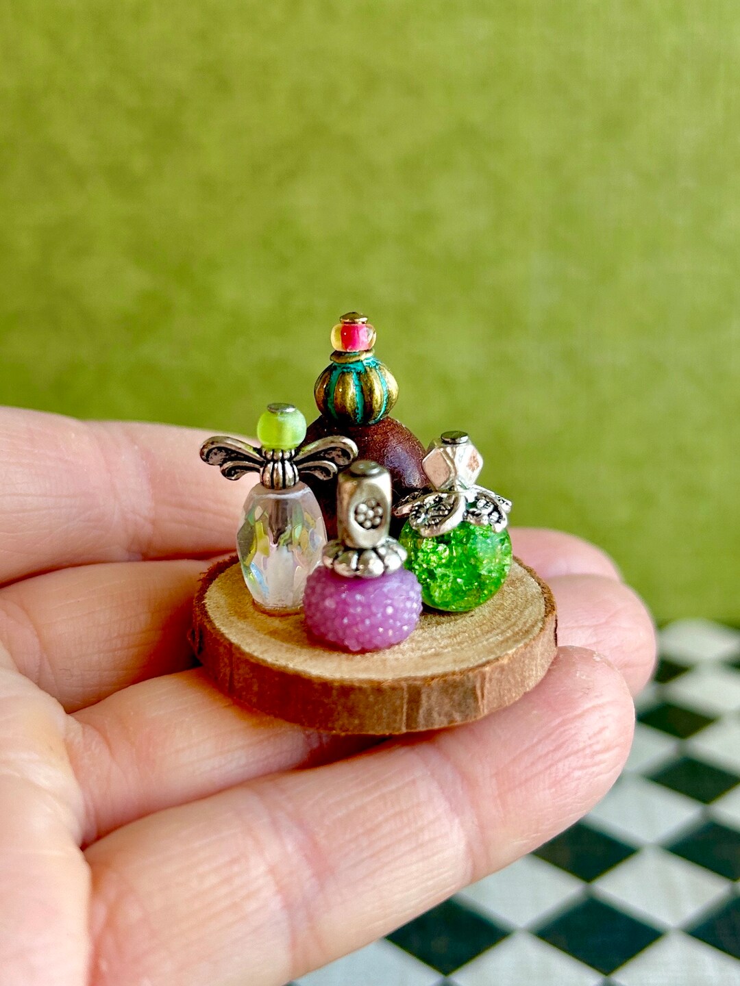 1:12 Scale Miniature Potion Tray, Fairy Perfume Tray, Fairy Accessories ...