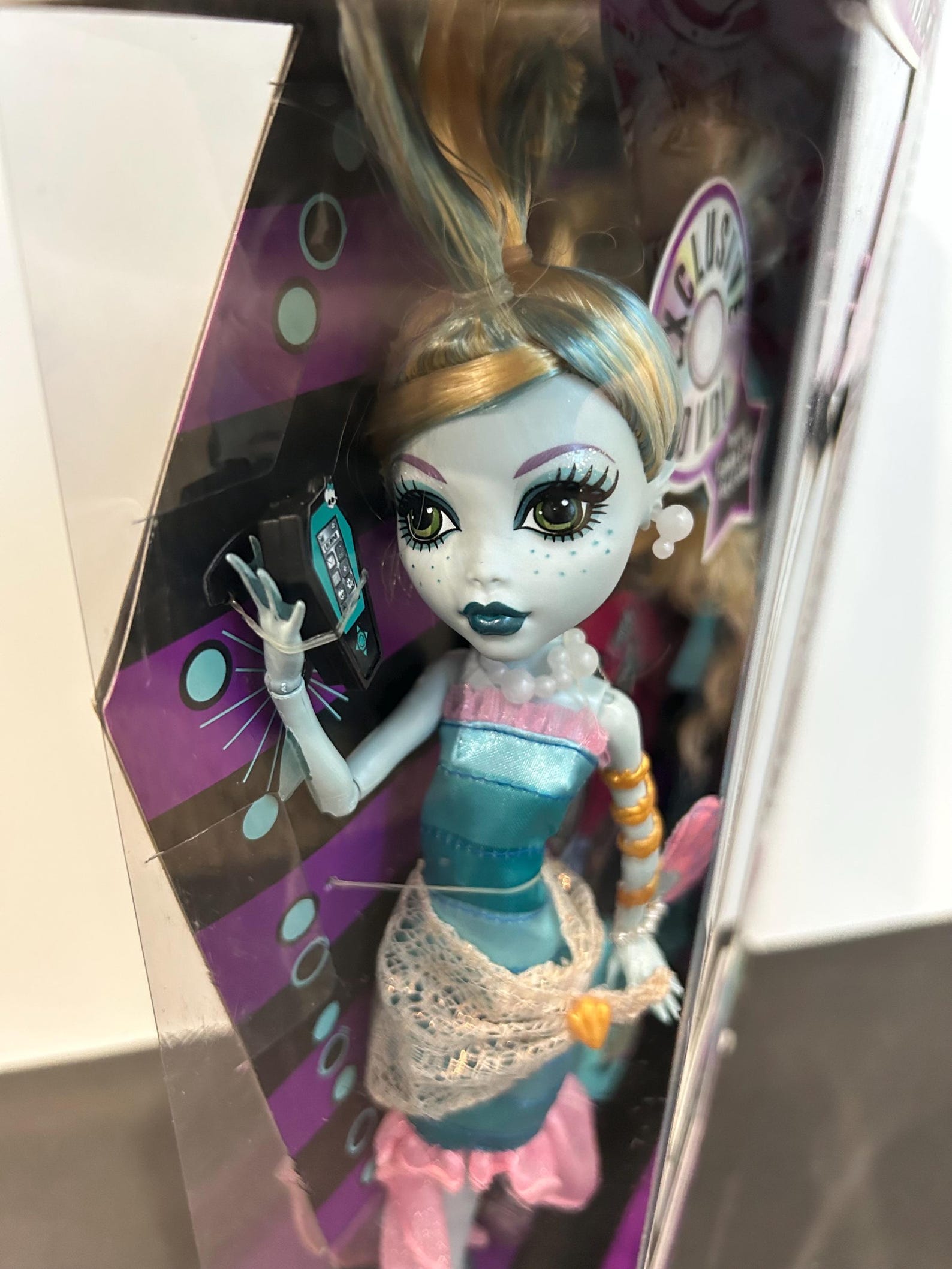 Monster High Lagoona Blue G1 Doll, Dawn of the Dance Lagoona, Vintage ...