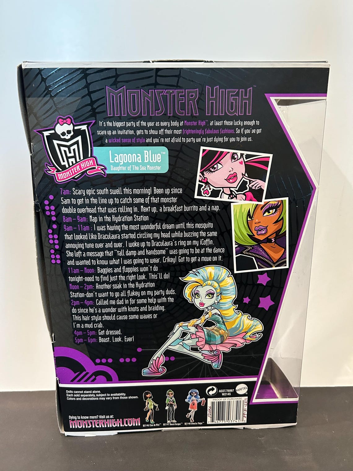 Monster High Lagoona Blue G1 Doll, Dawn of the Dance Lagoona, Vintage ...