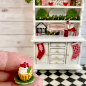 1:12 Scale Dollhouse Christmas Cupboard, Miniature Hutch, Artisan ...